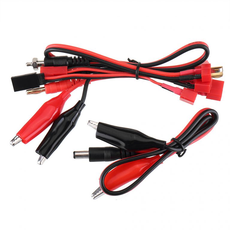 RC Charging Cable Set T Plug to Banana Plug Cable Crocodile Clip DC ...