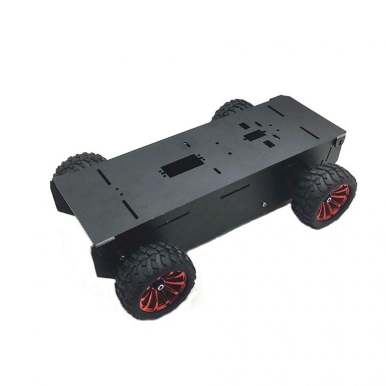 DIY A-11 4WD Aluminous Smart Car Chassis RC Robot Car Parts With Motor ...