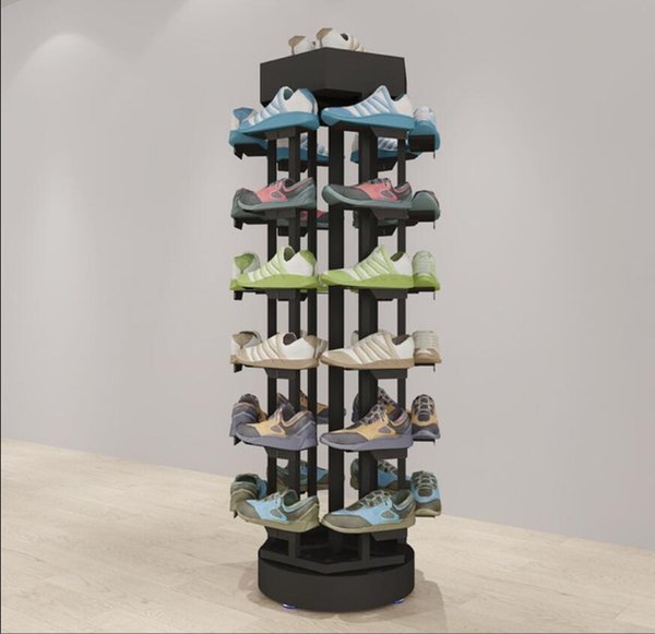 Shoe display racks Commercial Furniture floor type shoes shop rack ...