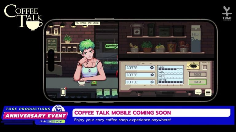 Coffee Brewing and Heart-to-Heart Talking Sim Visual Novel Coffee Talk ...